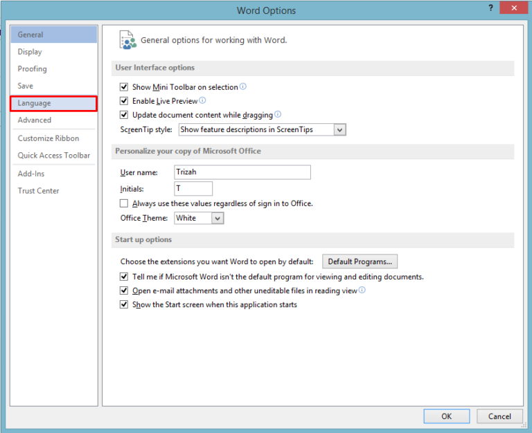 How To Change Language In Microsoft Word - Intela Designs
